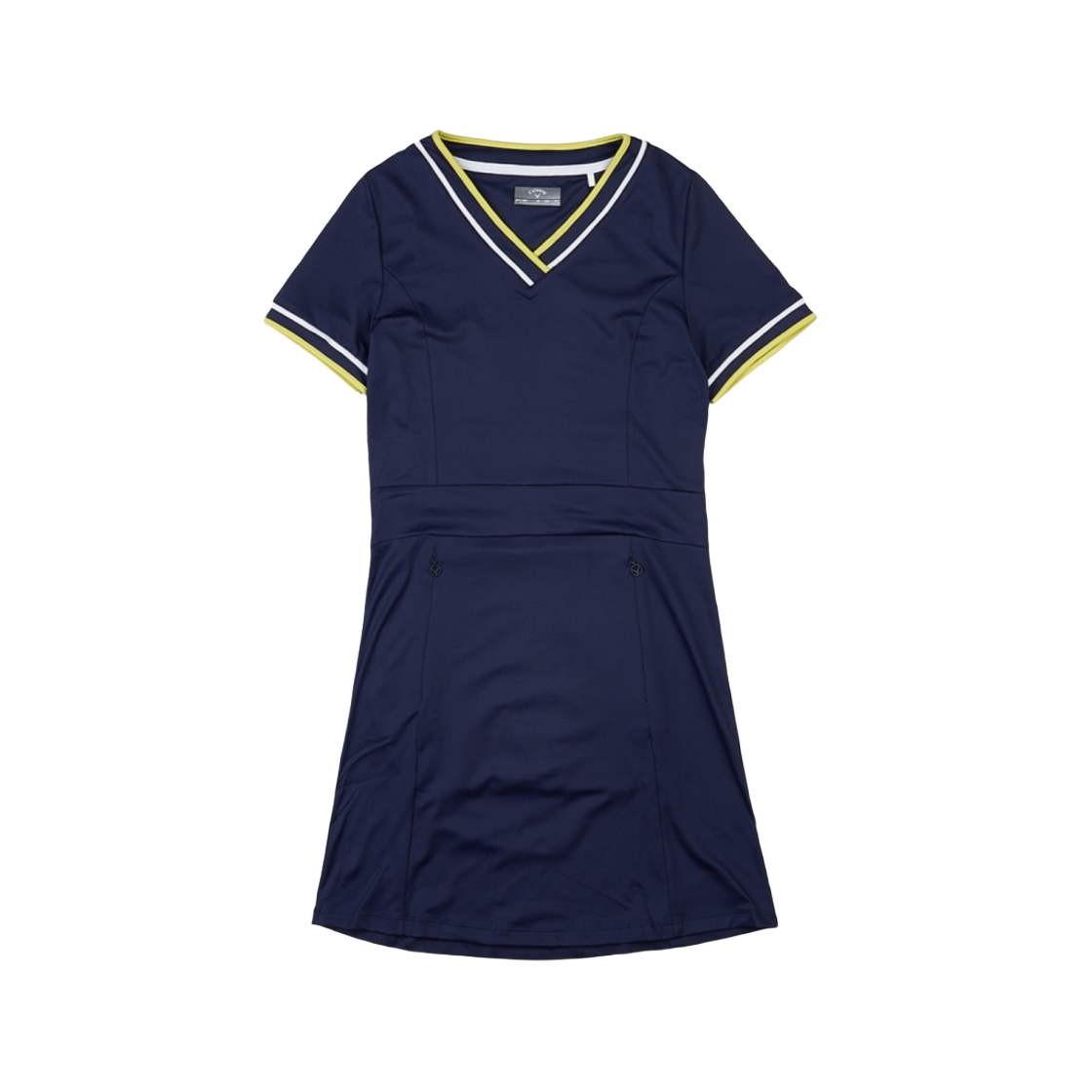 (W) 캘러웨이 브이넥 컬러 블록 드레스 네이비 | Callaway | KREAM