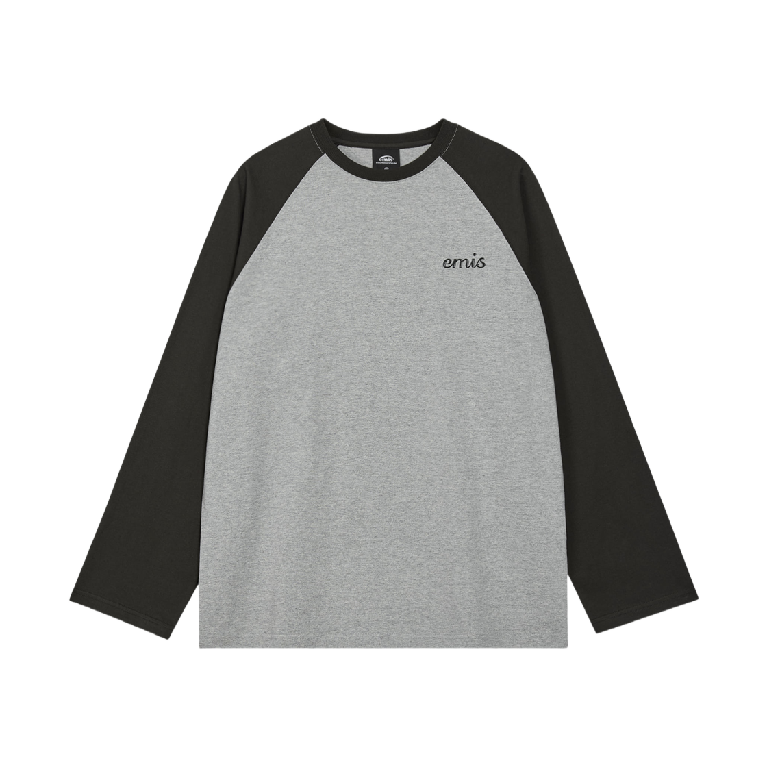 이미스 래글런 티셔츠 그레이 | Emis | KREAM