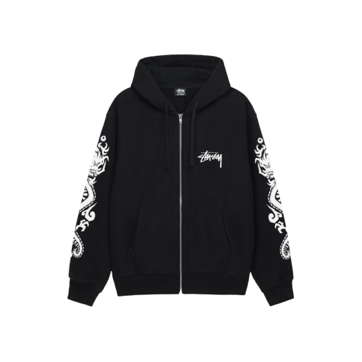 스투시 x 본앤레이즈드 로고 후드 집업 블랙 | Stussy | KREAM 스투시 x 본앤레이즈드 로고 후드 집업 블랙 | Stussy | KREAM