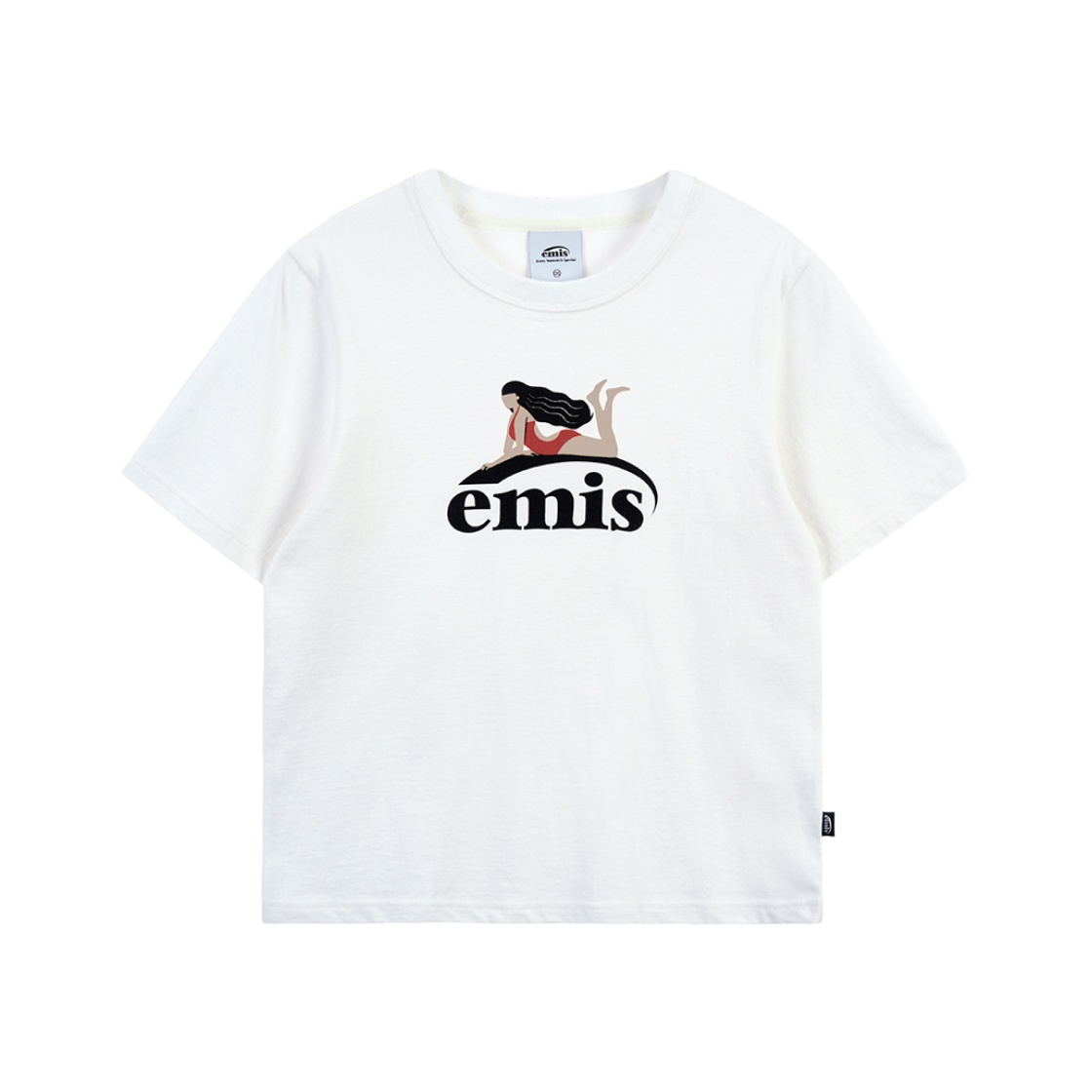(W) 이미스 서퍼 걸 티셔츠 블랙 | Emis | KREAM