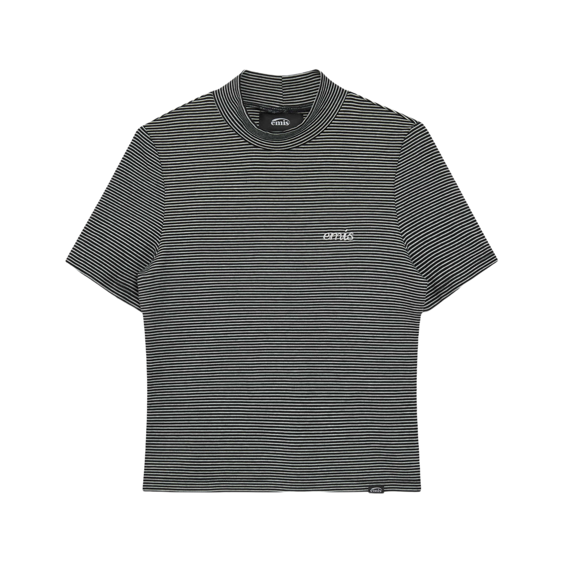 (W) 이미스 스트라이프 티셔츠 블랙 | Emis | KREAM