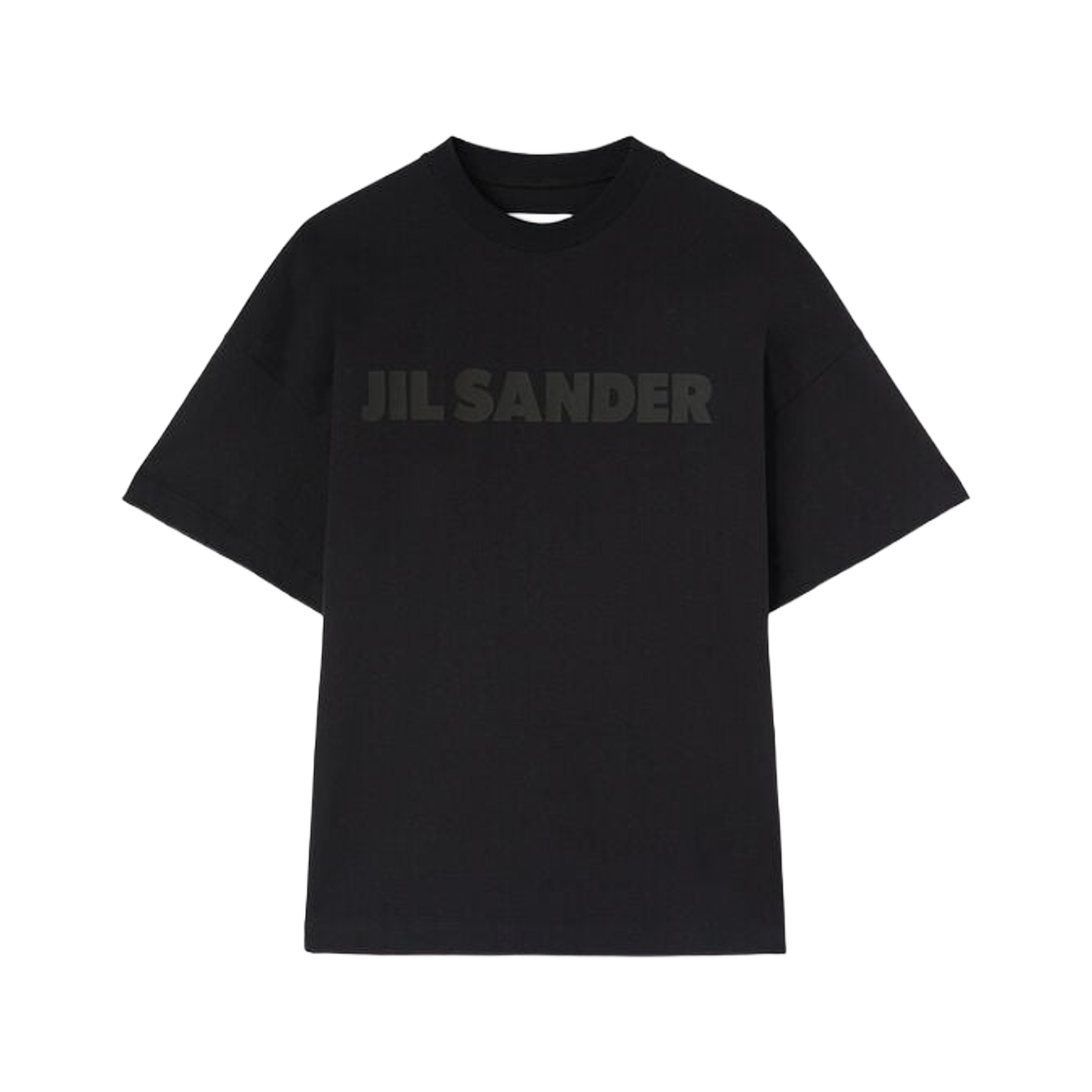 (W) 질샌더 숏 슬리브 티셔츠 블랙 | Jil Sander | KREAM