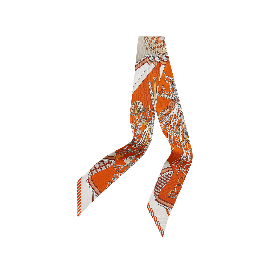 (W) 에르메스 부케 셀리에 트윌리 오랑쥬 퀴 블랑 브룬 | Hermes | KREAM