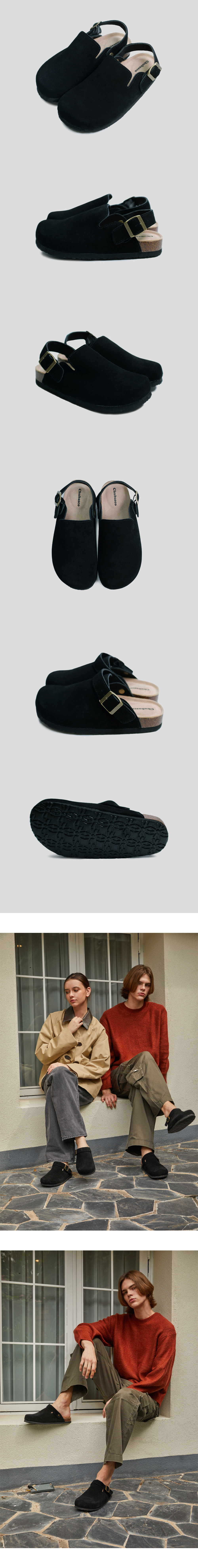 츄바스코 칸토 백 스트랩 뮬 블랙 | Chubasco | KREAM