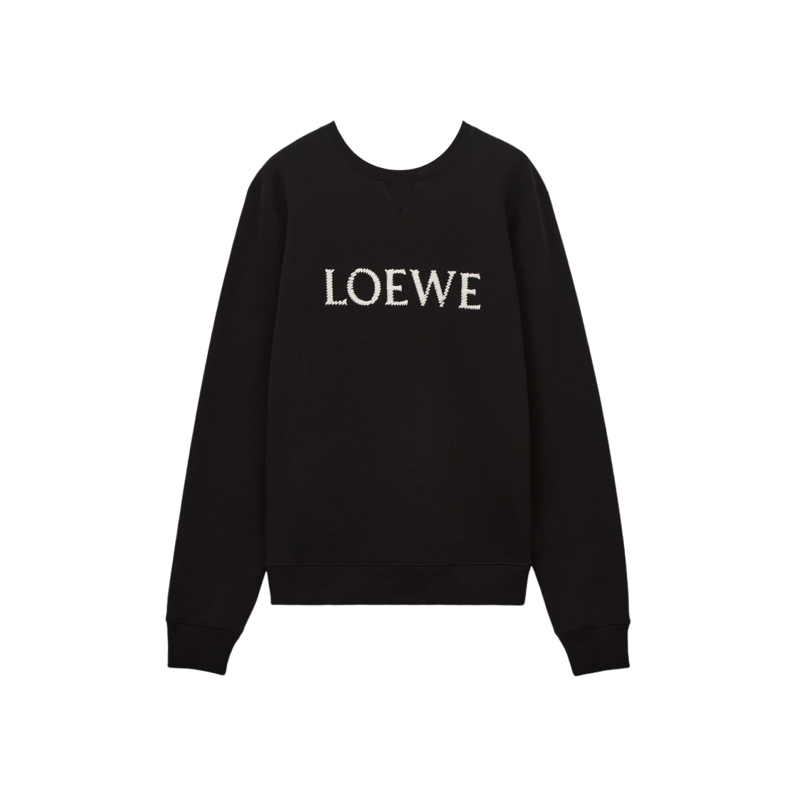 로에베 코튼 레귤러 핏 스웨트셔츠 블랙 | Loewe | KREAM