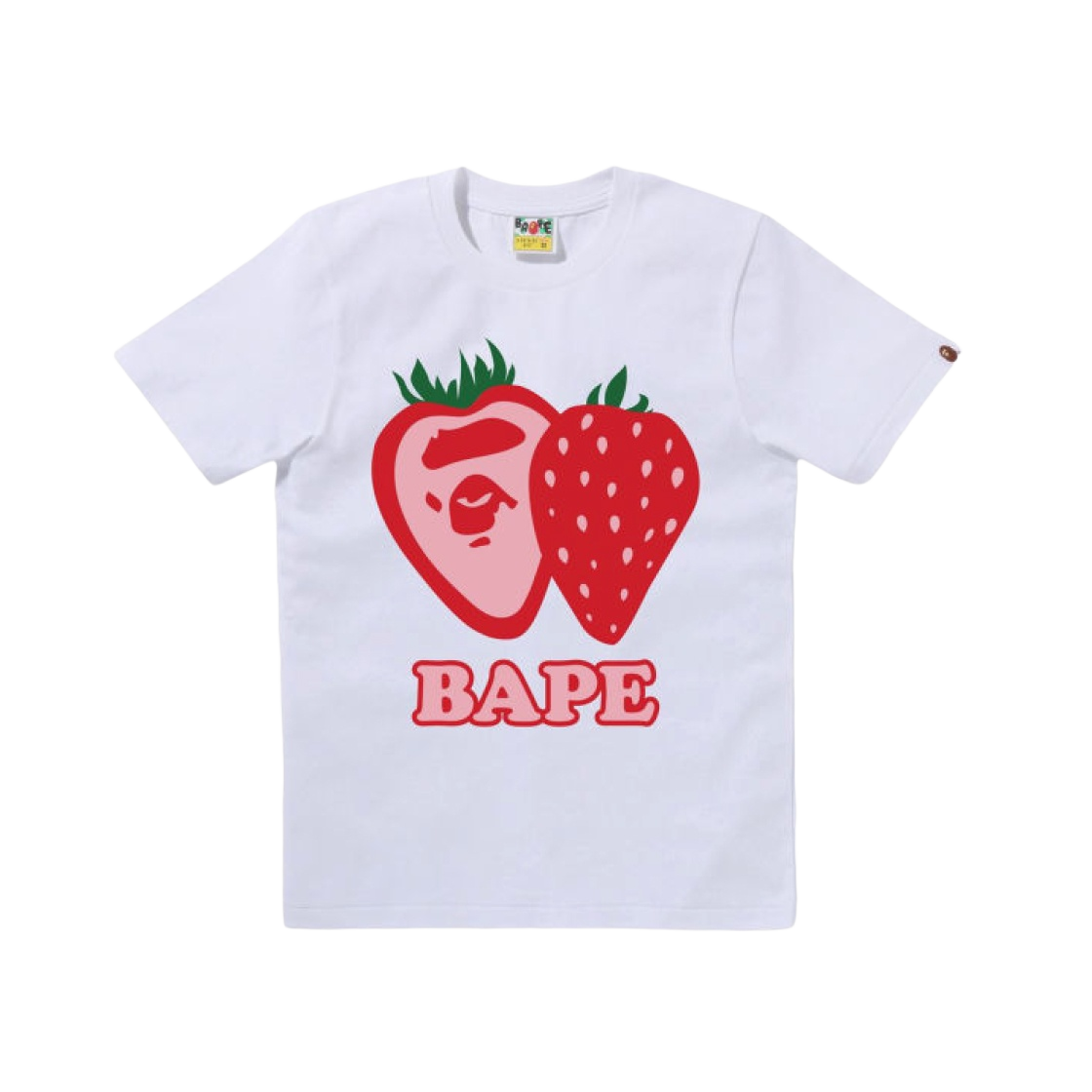 (W) 베이프 스트로베리 티셔츠 화이트 | BAPE | KREAM