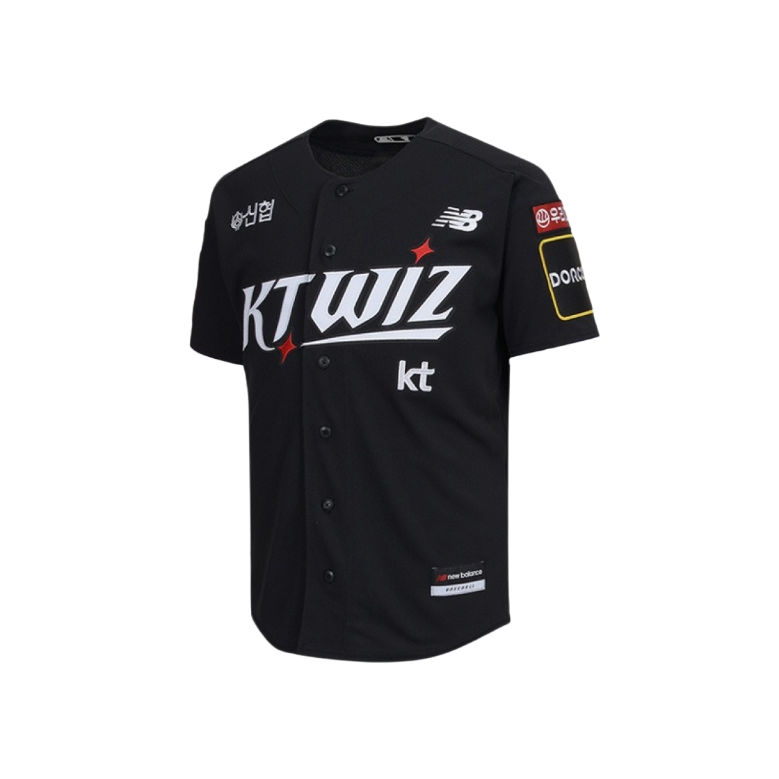 KT 위즈 x 뉴발란스 2024 어센틱 어웨이 유니폼 블랙 (논 마킹 버전) | KT Wiz | KREAM