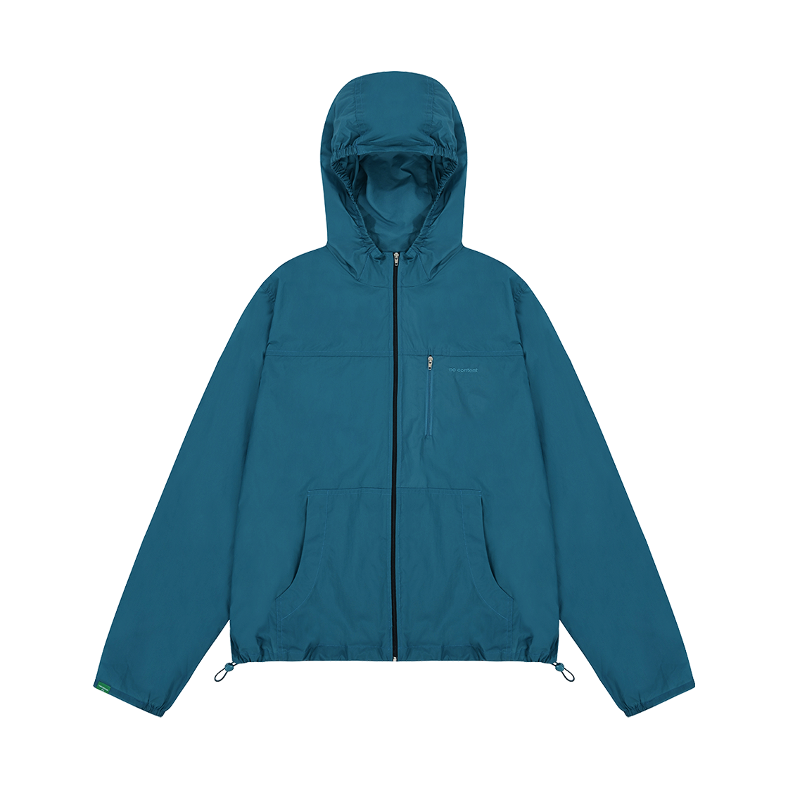 노컨텐츠 163. 지퍼 윈드브레이커 블루그린 | NOCONTENT | KREAM