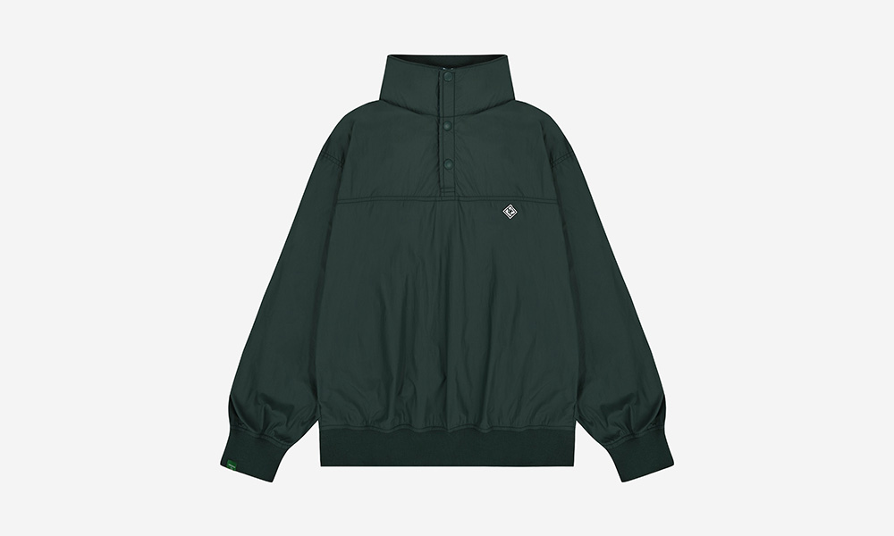 노컨텐츠 160. 나일론 스웻셔츠 그린 | NOCONTENT | KREAM