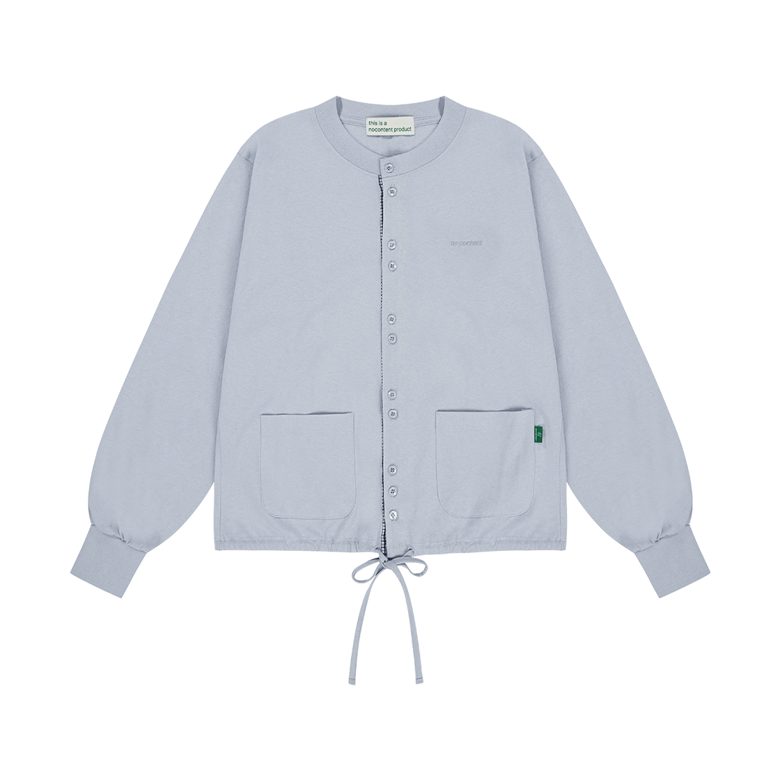 노컨텐츠 165. 코튼 체크 가디건 라이트그레이 | NOCONTENT | KREAM
