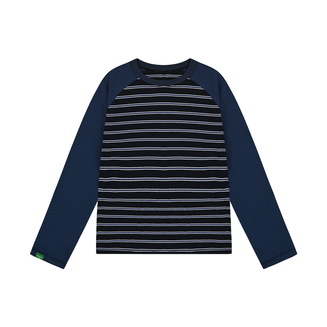 노컨텐츠 157. 스트라이프 래글런 티 네이비 | NOCONTENT | KREAM