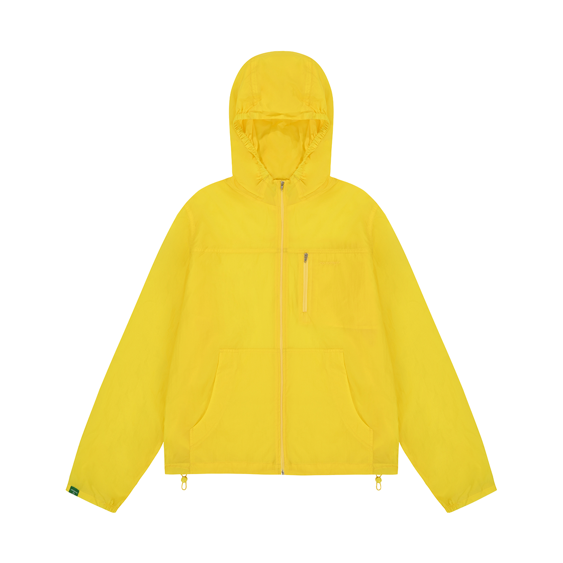 노컨텐츠 163. 지퍼 윈드브레이커 옐로우 | NOCONTENT | KREAM