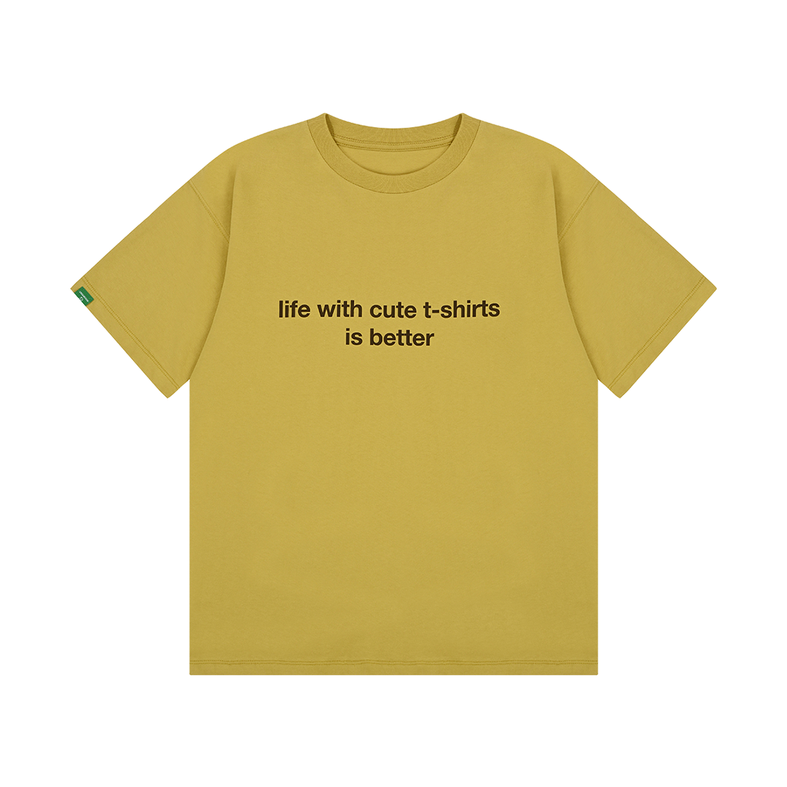 노컨텐츠 155. 애티튜드 티 머스터드 | NOCONTENT | KREAM