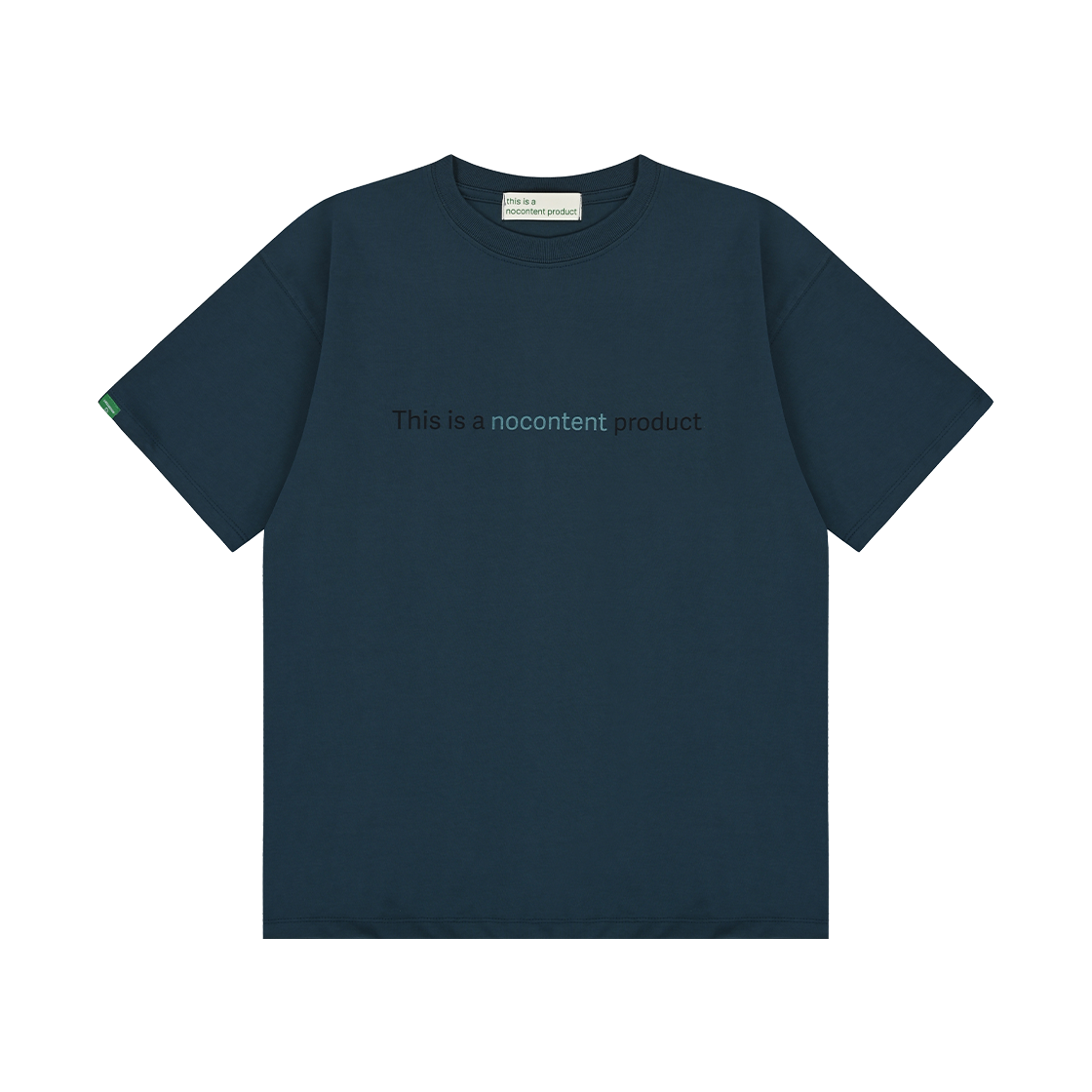 노컨텐츠 154. 노컨텐츠 프로덕트 티 블루그린 | NOCONTENT | KREAM