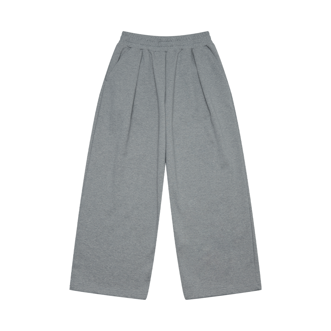 어레이드 컴피 리버스 플리츠 스웻 팬츠 그레이 | ARRAYED | KREAM