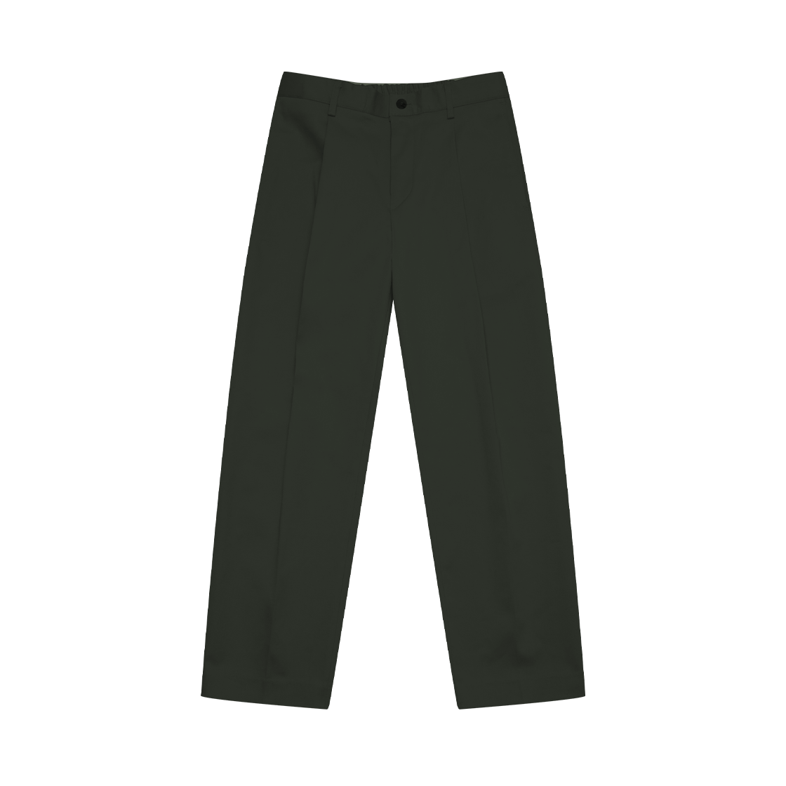 어레이드 테이퍼드 오피서 원턱 밴딩 치노팬츠 카키 | ARRAYED | KREAM