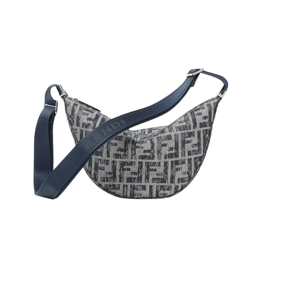 펜디 FF 멜론 스몰 데님백 블루 | Fendi | KREAM