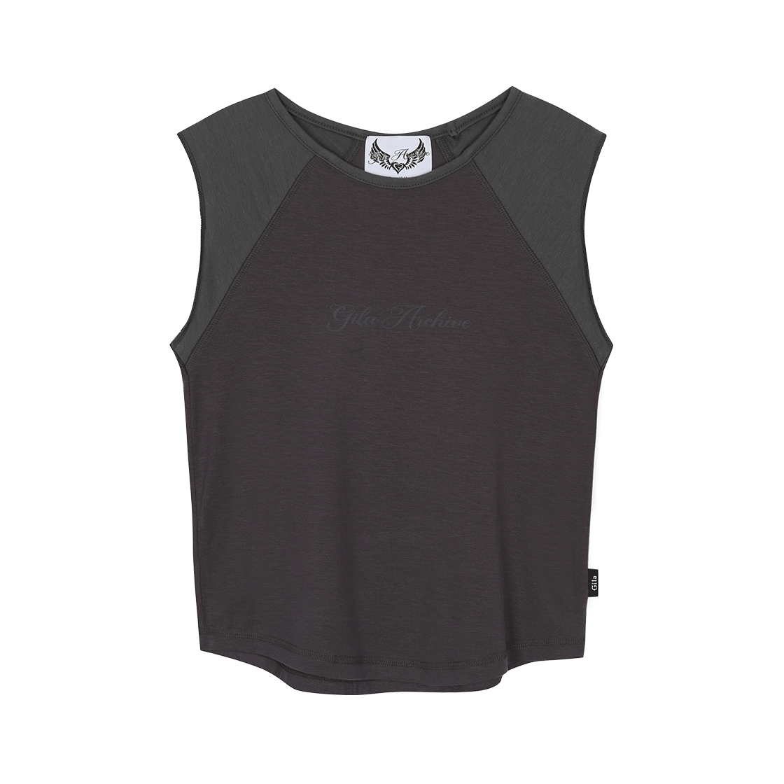 길라 아카이브 크로스 윙 투톤 슬리브리스 퍼플 | GILAARCHIVE | KREAM