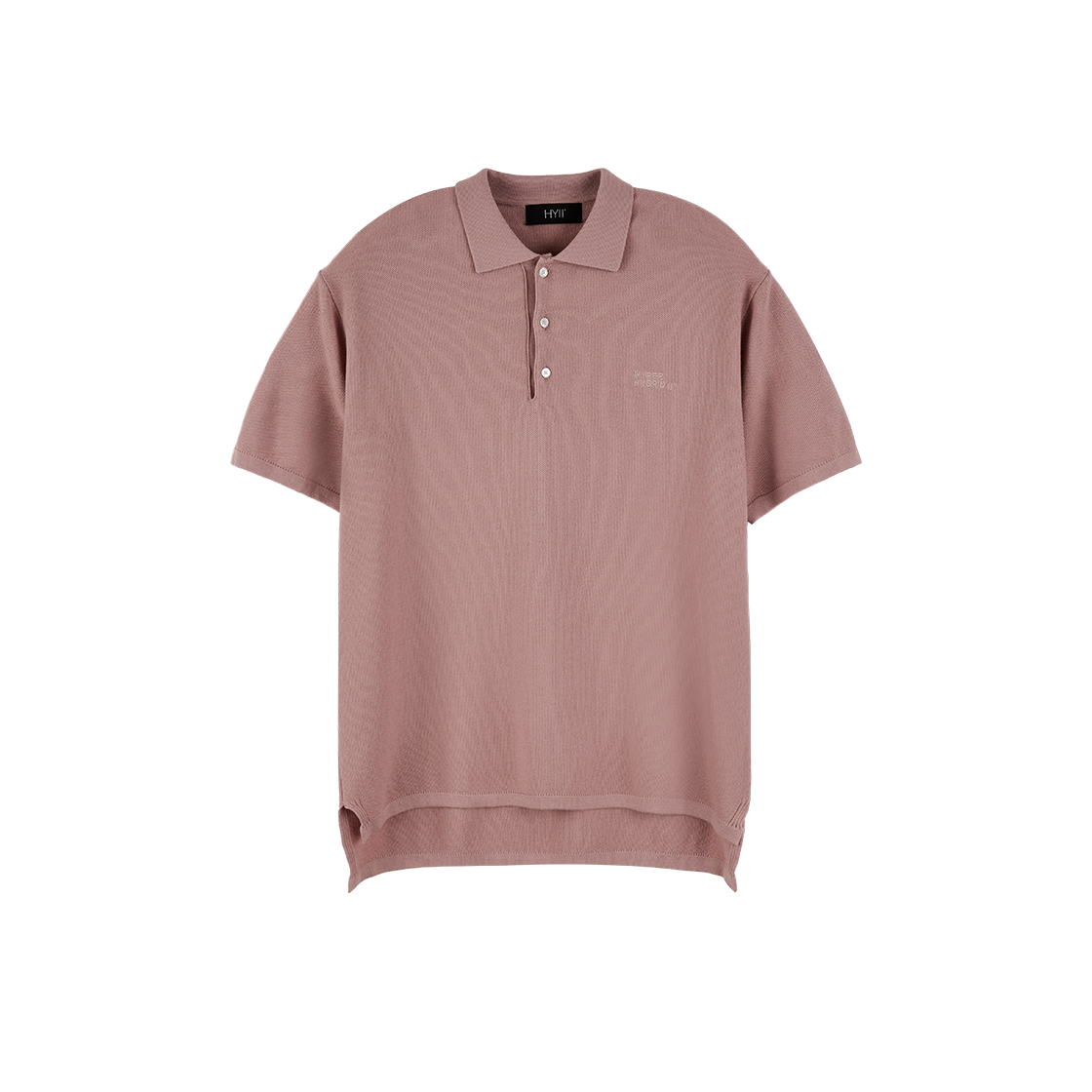 하이투 소프트 텍스쳐 니트 폴로 셔츠 핑크 | HYII | KREAM