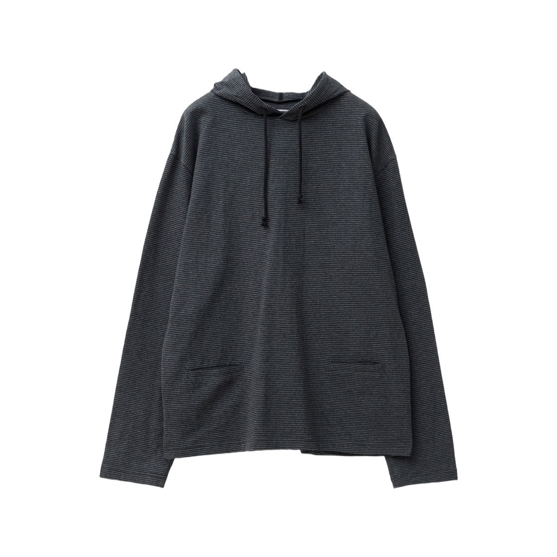 해칭룸 스트라이프 후드 차콜 | Hatchingroom | KREAM