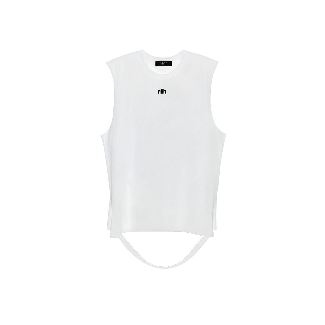 하이투 슬릿 햄 슬리브리스 화이트 | HYII | KREAM