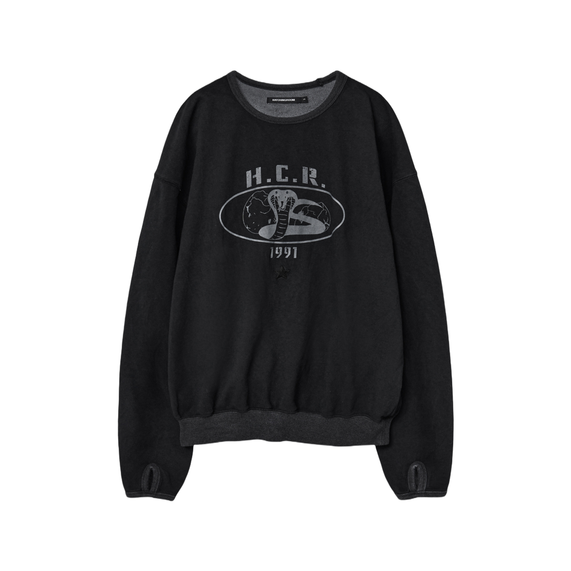 해칭룸 스네이크 스웨트 블랙 | Hatchingroom | KREAM