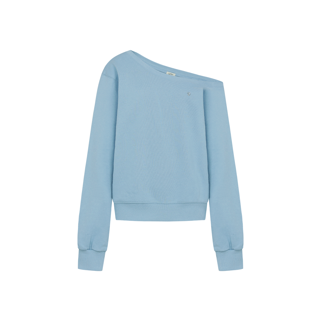 레터프롬문 에딘 오프숄더 스웻셔츠 스카이블루 | LETTER FROM MOON | KREAM
