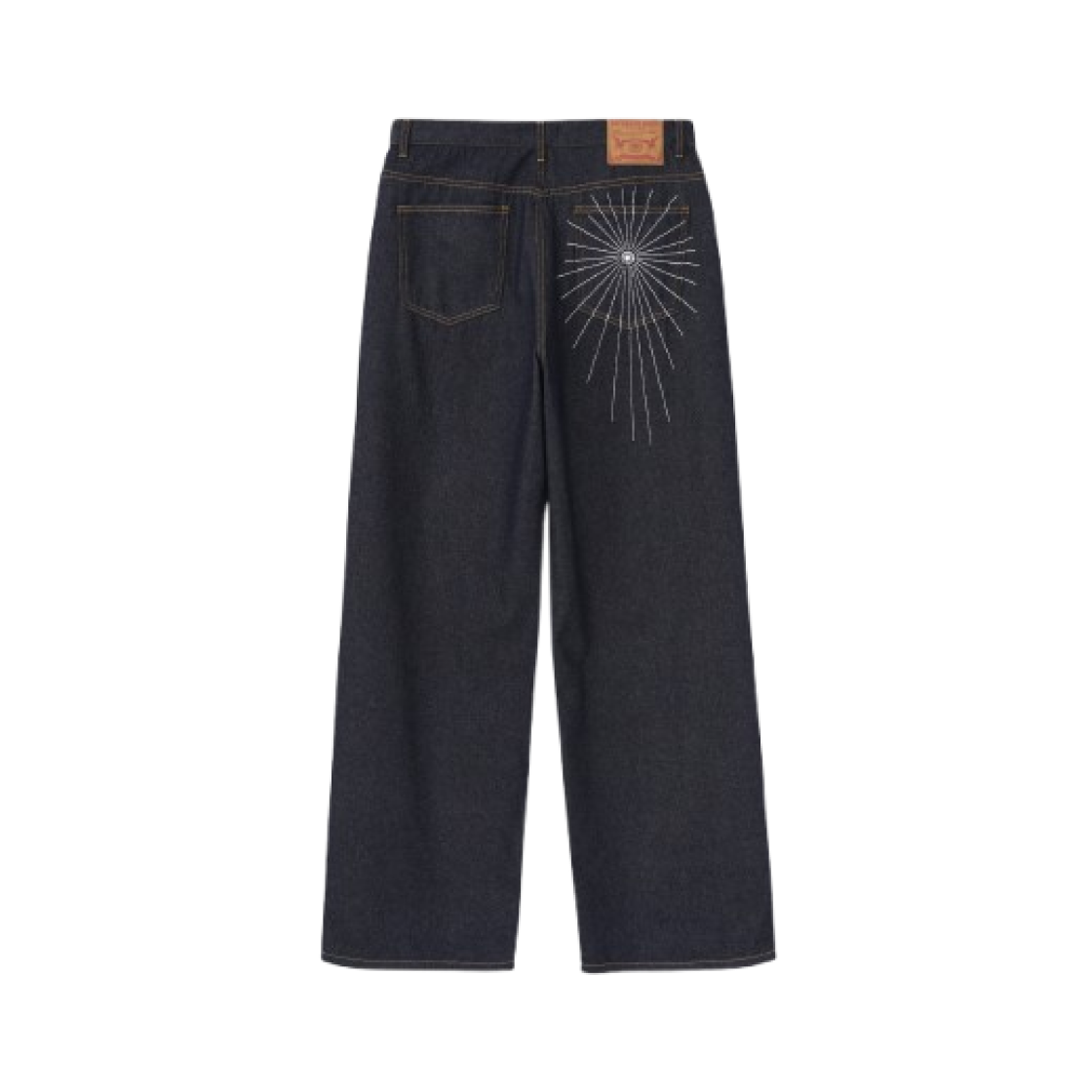 디엔에스알 스파이더 스티치 인디고 데님 팬츠 | DNSR | KREAM