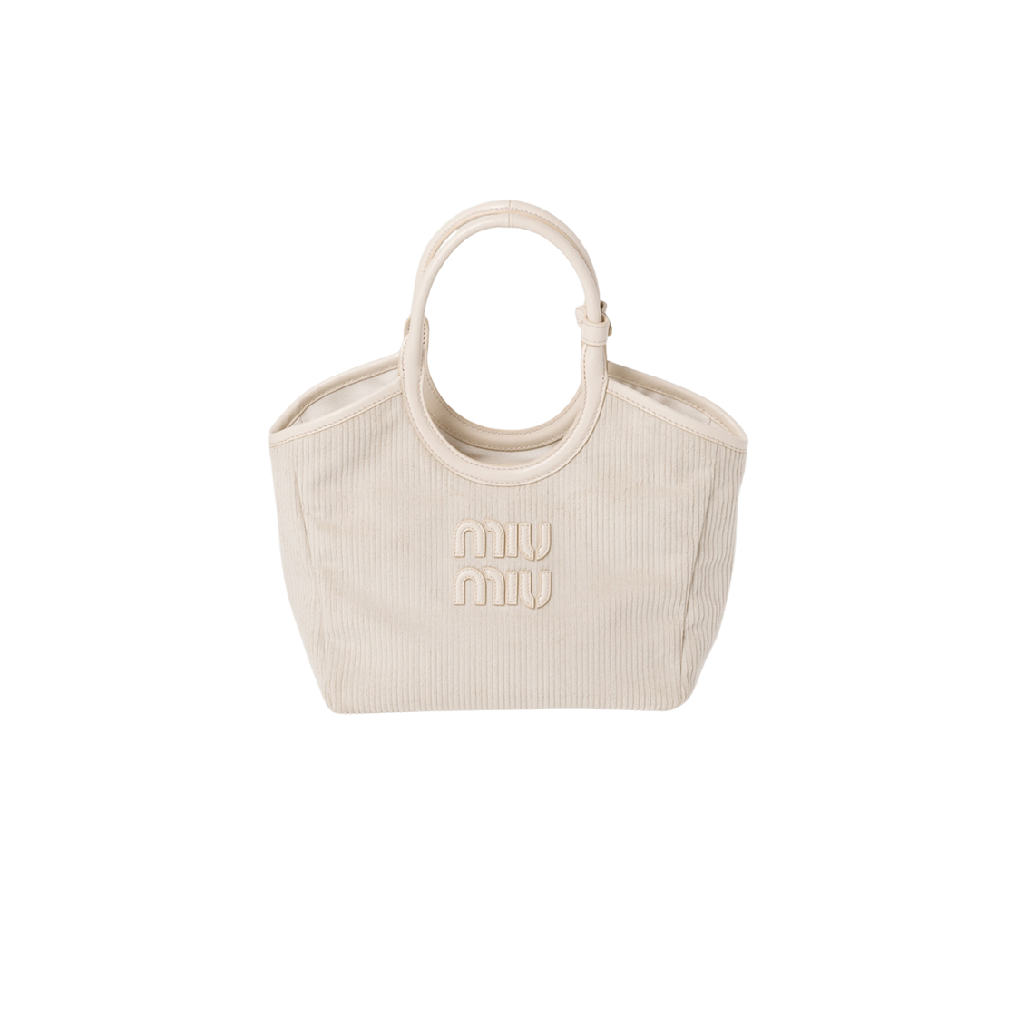 미우 미우 아이비 코듀로이 핸드백 초크 | Miu Miu | KREAM