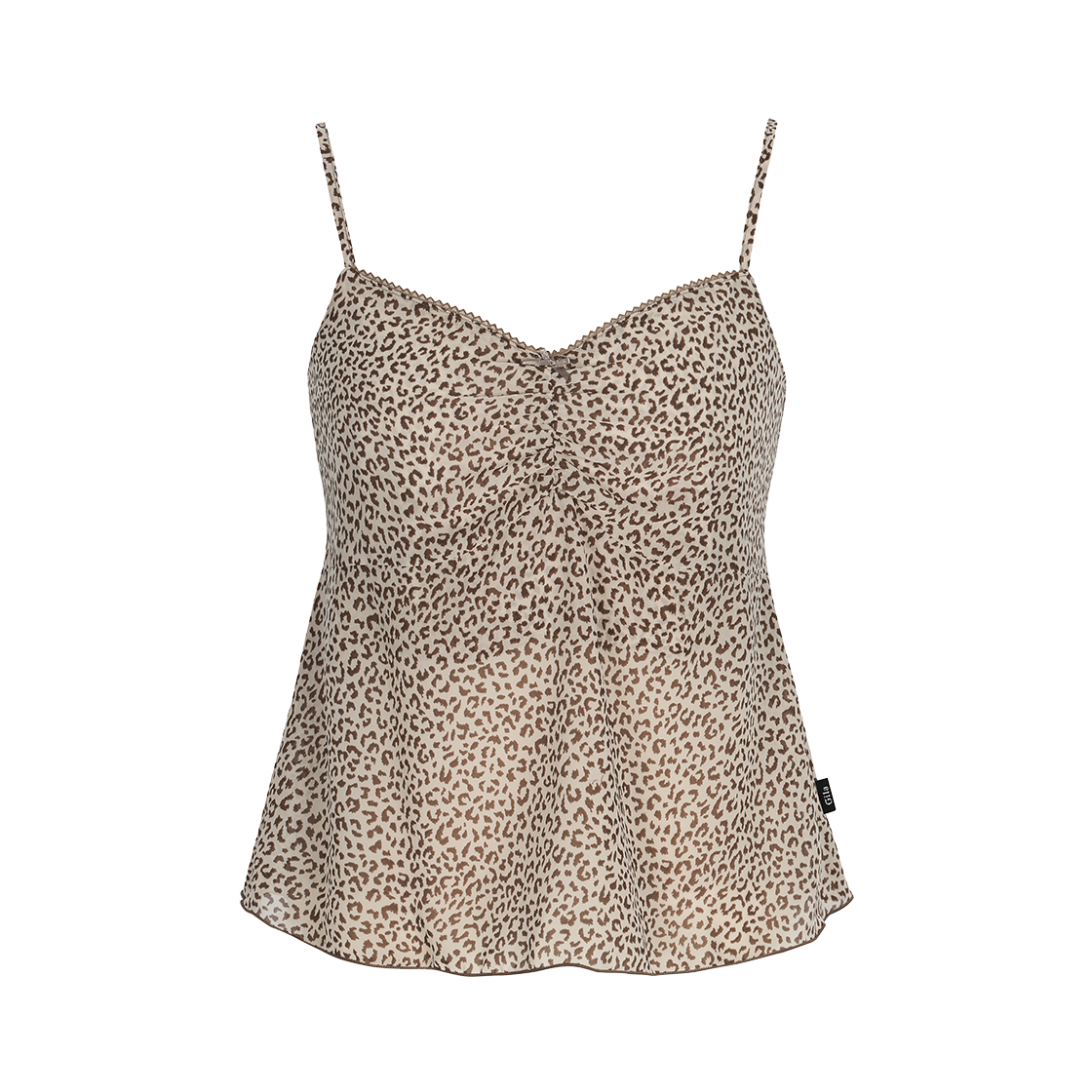 길라 아카이브 레오파드 셔링 레이스 슬리브리스 아이보리 | GILAARCHIVE | KREAM