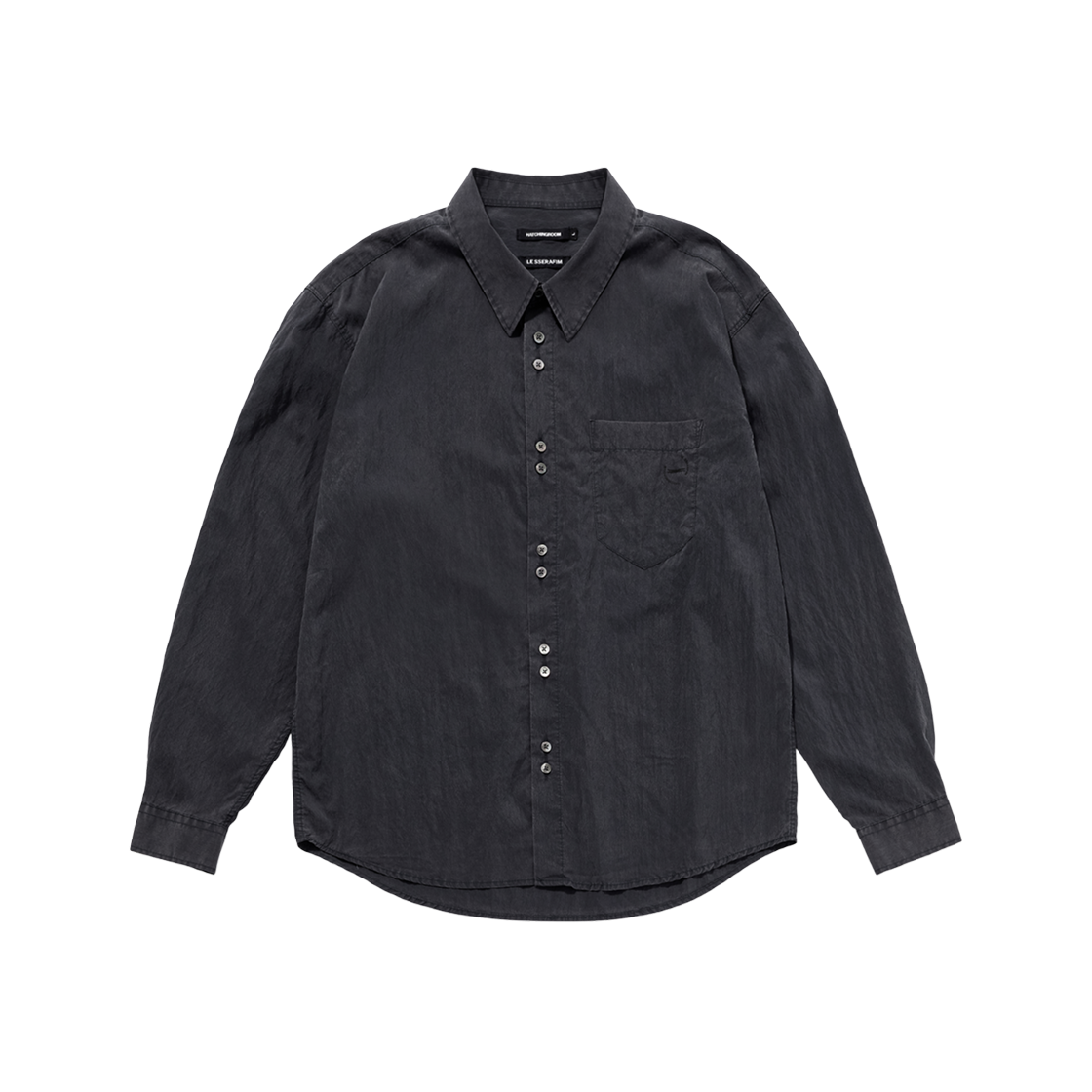 해칭룸 x 르세라핌 셔츠 차콜 | Hatchingroom | KREAM