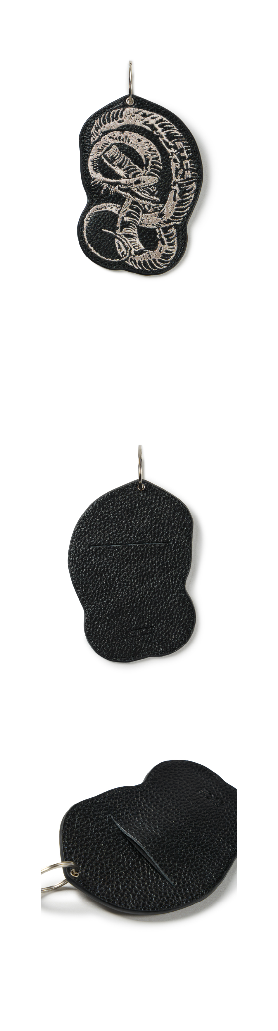 이티씨이 스네이크 본 카드 홀더 블랙 | ETCE | KREAM