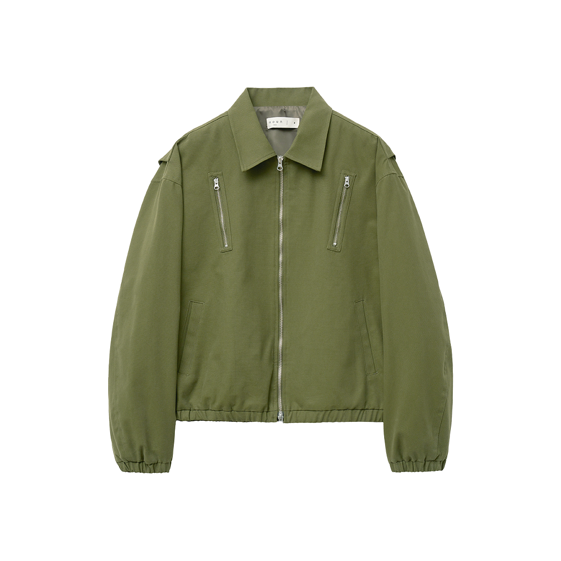 노운 지퍼 자켓 그린 | noun | KREAM
