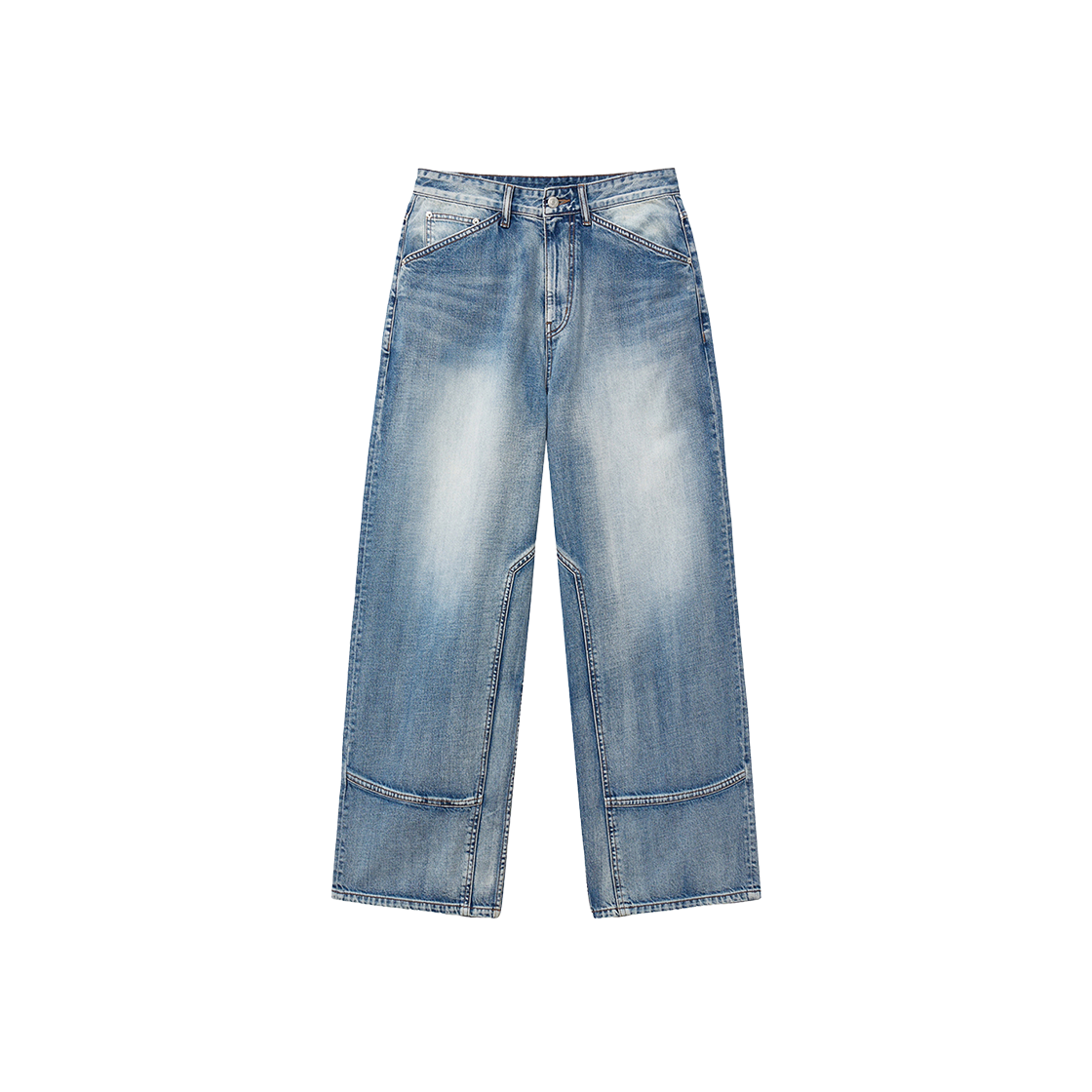 노운 스프릿 데님 팬츠 블루 | noun | KREAM