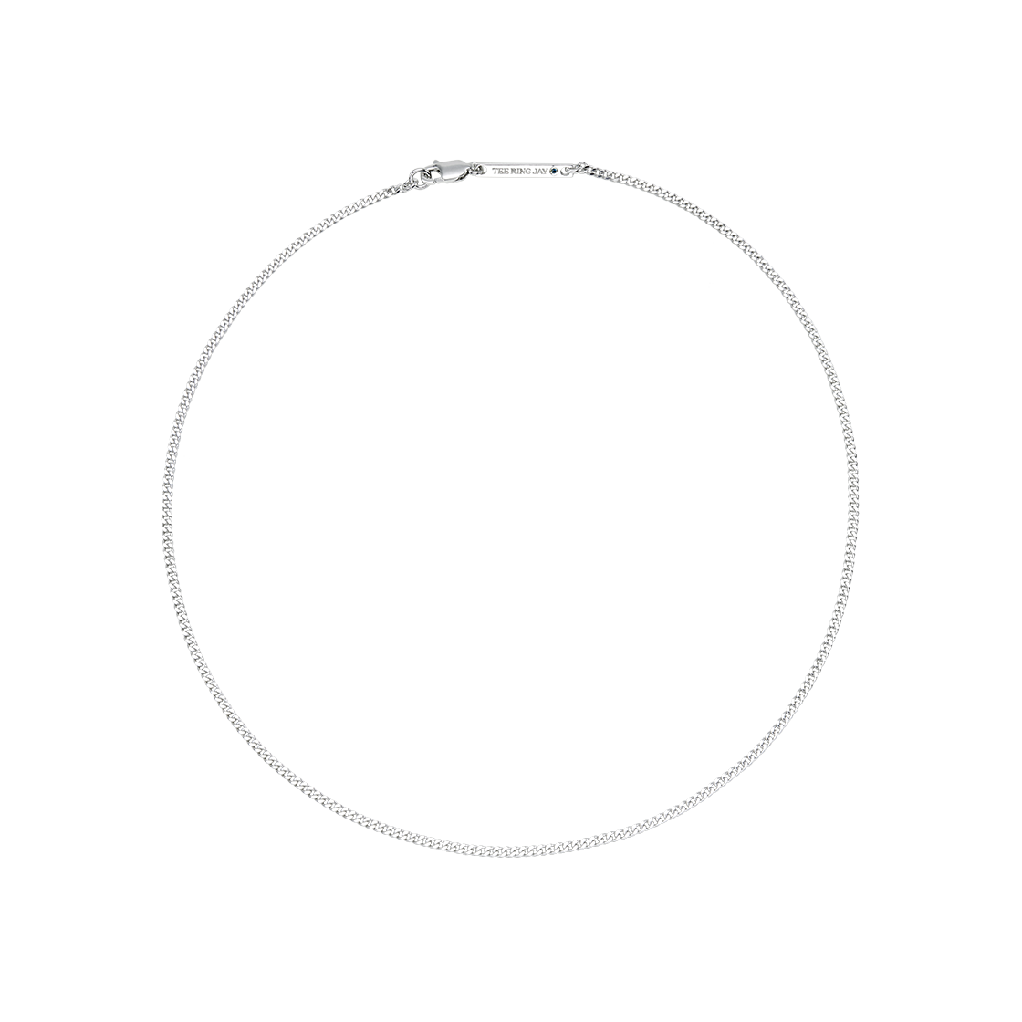 티링제이 스키니 커브 체인 네크리스 | TEE RING JAY | KREAM