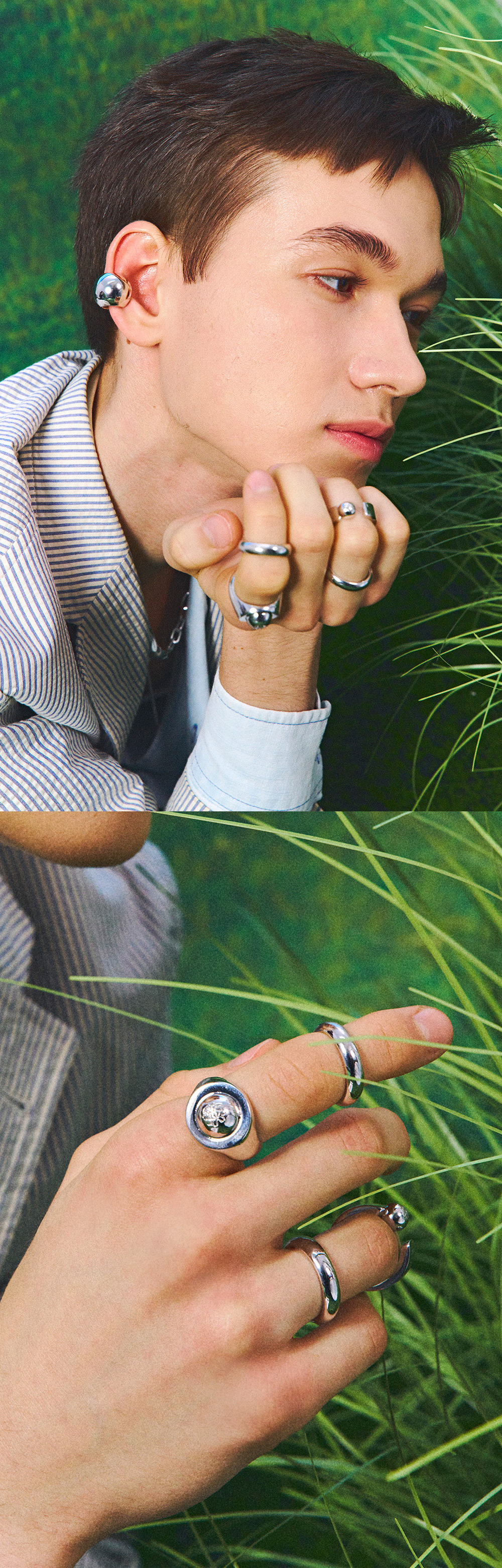 티링제이 아이비리그 젬스톤 튜브 링 | TEE RING JAY | KREAM