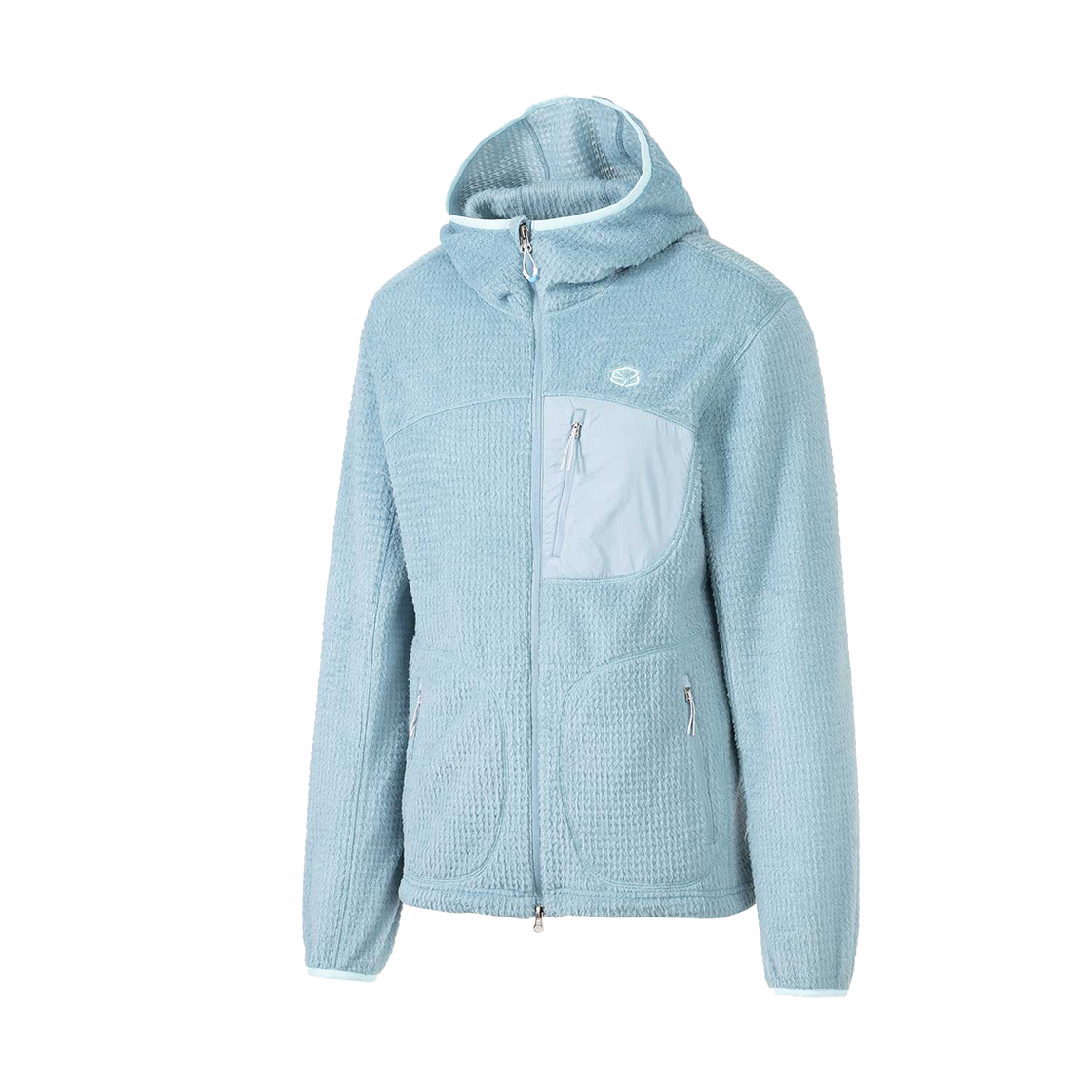 제로그램 폴라텍 알파120 후디 자켓 라이트블루 | ZEROGRAM | KREAM