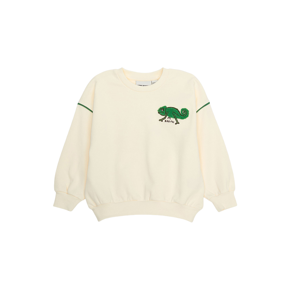 (키즈) 미니 로디니 스웨트셔츠 아이보리 | Mini Rodini | KREAM