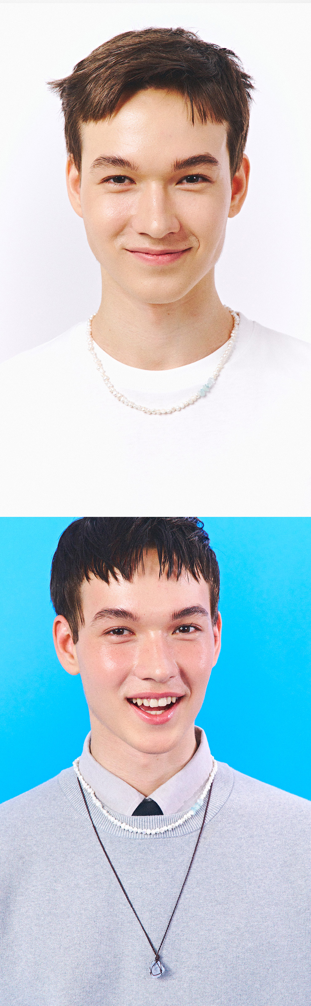 티링제이 아쿠아마린 펄 네크리스 | TEE RING JAY | KREAM