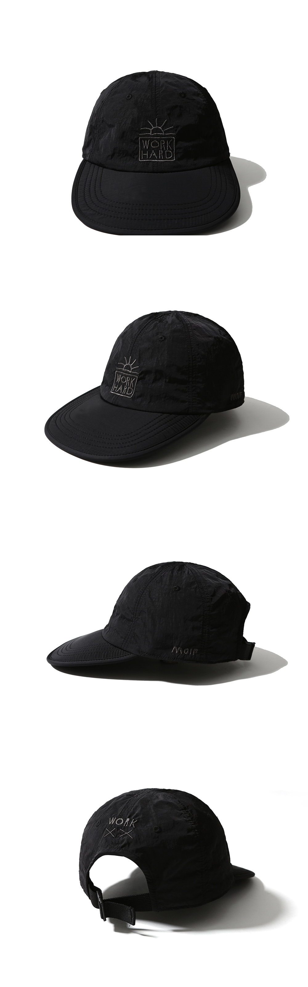 모이프 x 이나피스퀘어 워크 하드 캡 블랙 | moif | KREAM