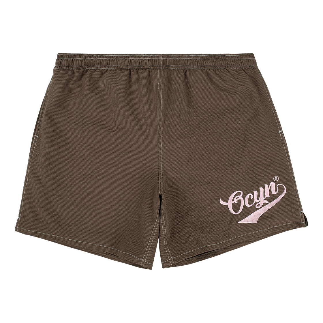 오브콜스와이낫 홈 스윗 홈 나일론 쇼츠 브라운 | ofcoursewhynot | KREAM
