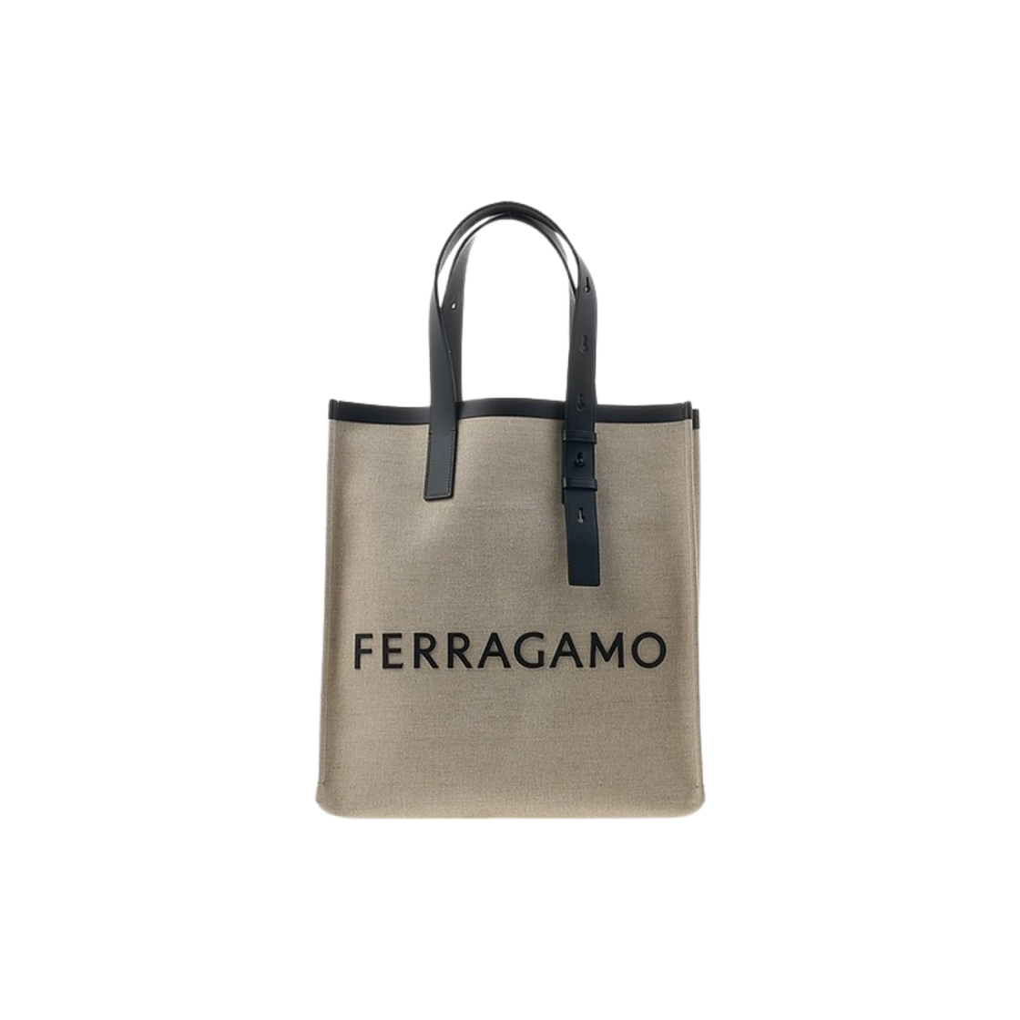 페라가모 로고 캔버스 토트백 내츄럴 | Ferragamo | KREAM