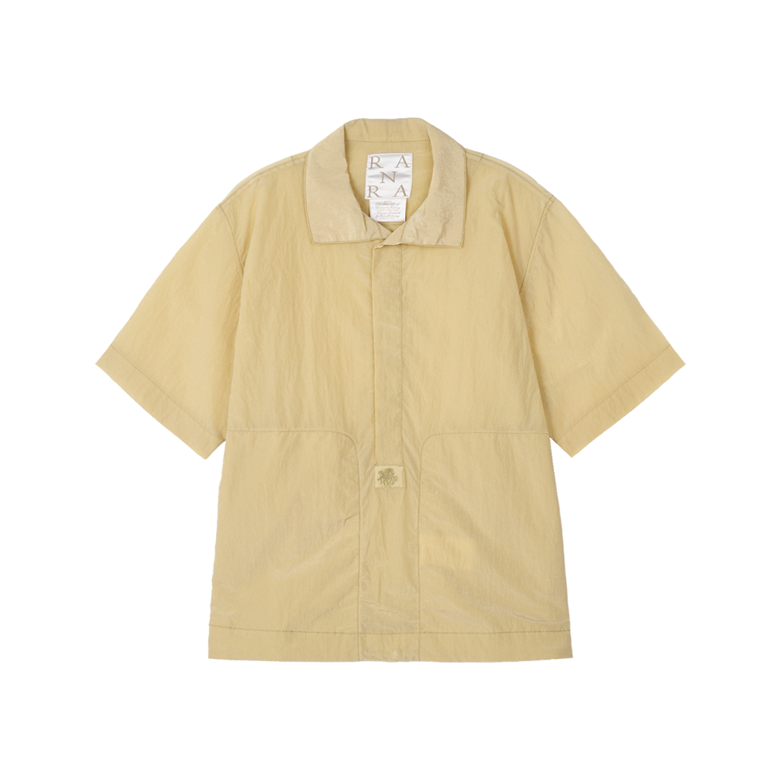 란라 포레거 샤이니 나일론 폴로 셔츠 퍼티 - 25SS | Ranra | KREAM
