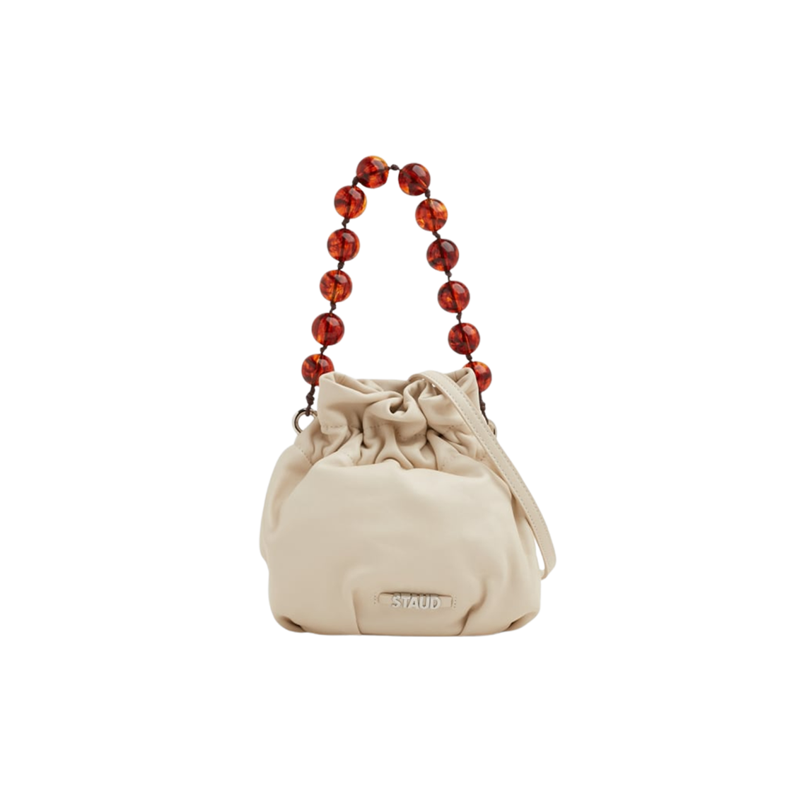 스타우드 그레이스 레진 크로스바디백 크림 | Staud | KREAM