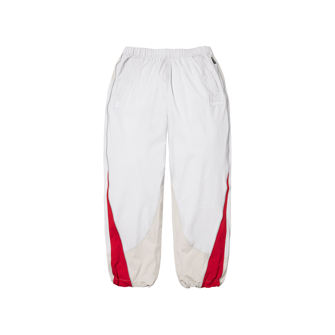 슈프림 x 엄브로 고어텍스 트랙 팬츠 화이트 - 25SS | Supreme | KREAM