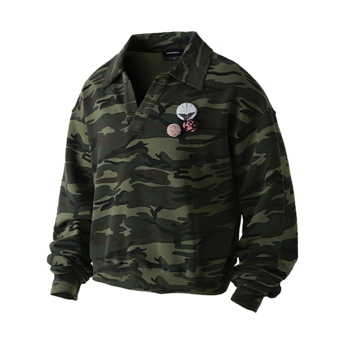 로어링라드 PK 스웻 셔츠 피그먼트 카모플라쥬 | ROARINGRAD | KREAM