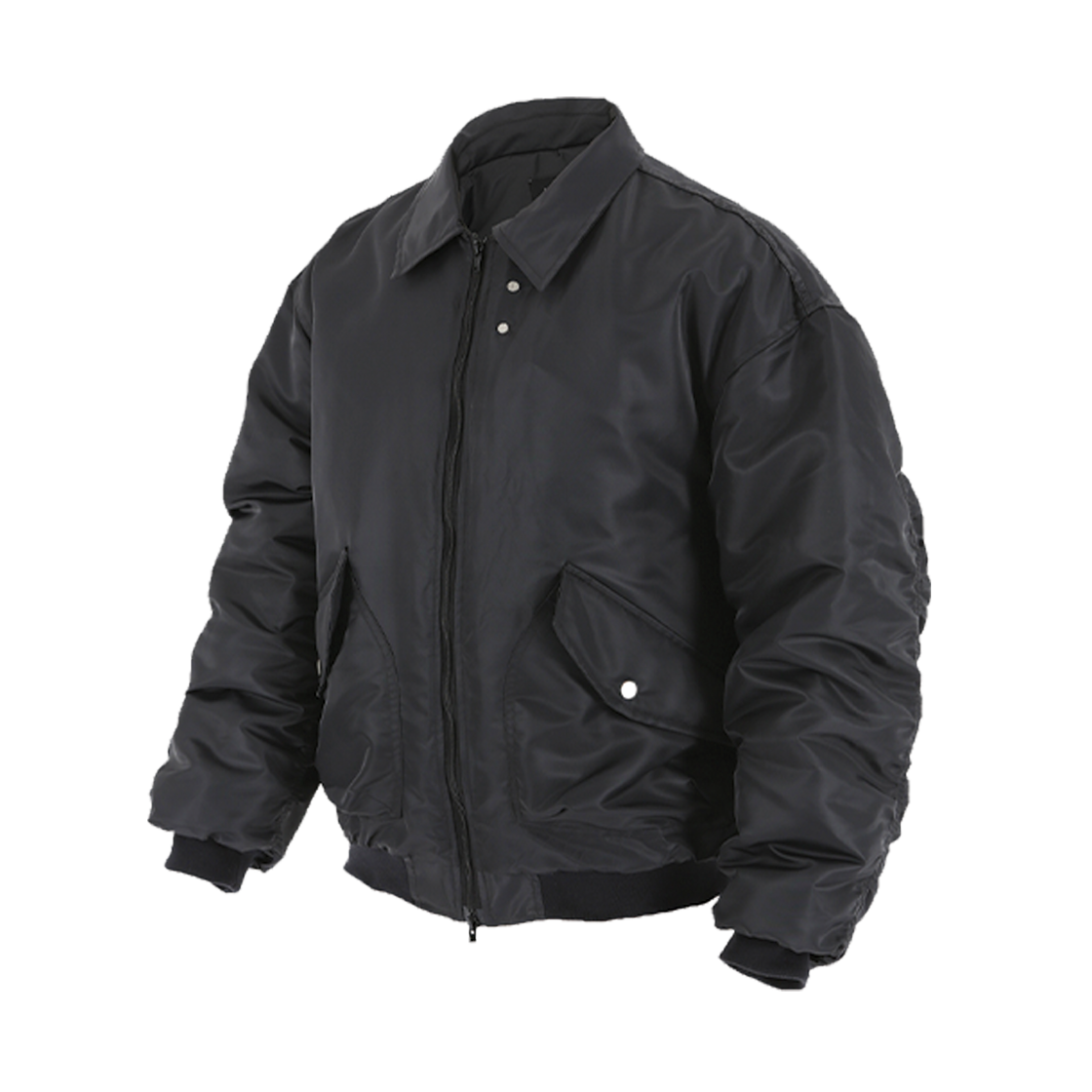 로어링라드 셔링 크롭 봄버 에쉬 블랙 | ROARINGRAD | KREAM