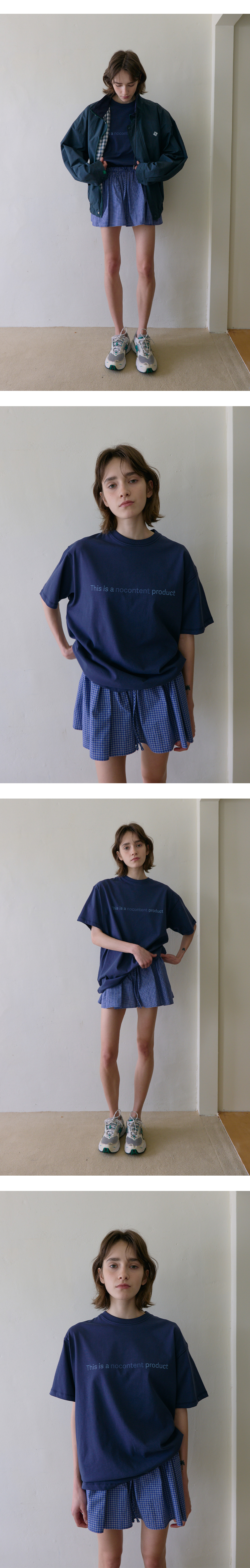 노컨텐츠 154. 노컨텐츠 프로덕트 티 네이비 | NOCONTENT | KREAM