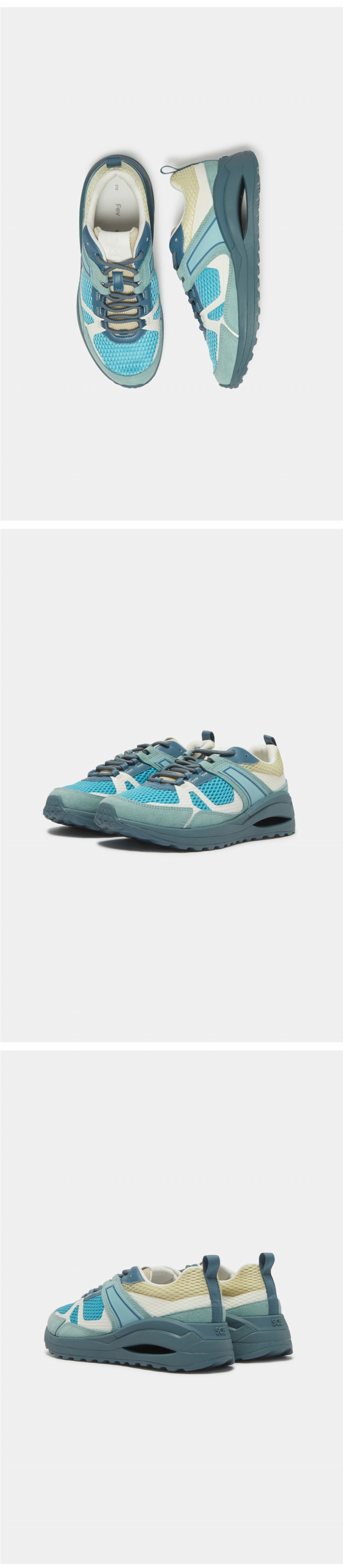 슈콤마보니 유니섹스 페브 러너 스니커즈 블루 | SUECOMMA BONNIE | KREAM