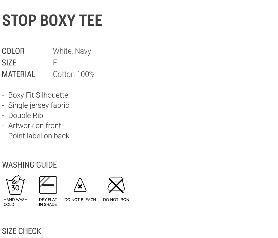 이스트쿤스트 스톱 박시 티셔츠 화이트 | ISTKUNST | KREAM